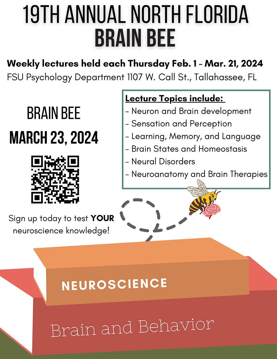 FSU Program in Neuroscience presents the 19th Annual North Florida Brain Bee Competition ...